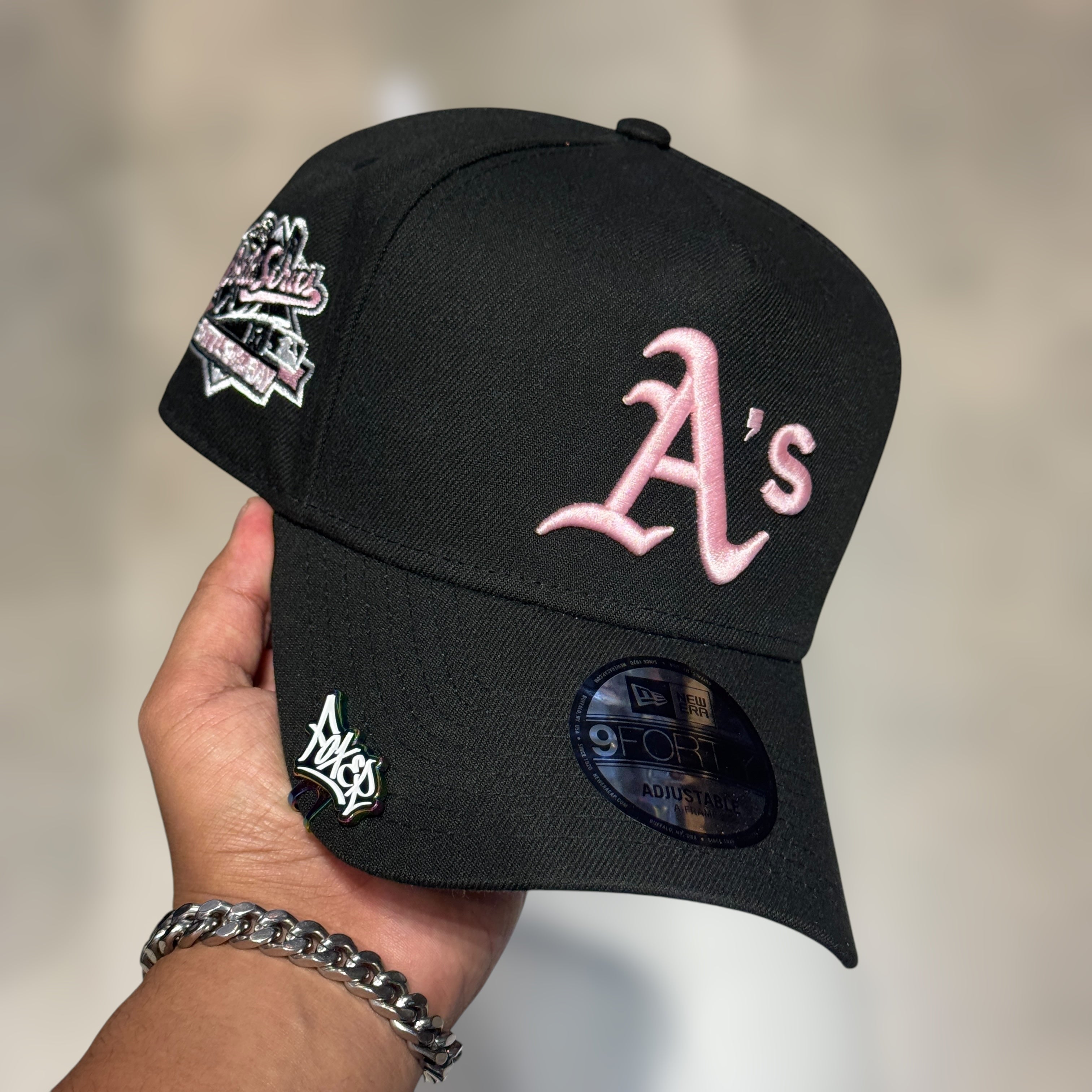 9FORTY ATHLETIC OAKLAND BLACK ROSE LOGO – Foxer